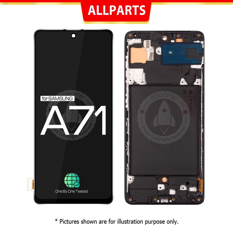 6.7 " Incell / OLED Tela Frontal Display do Para SAMSUNG A71 A715 LCD Touch Completo Compatível ...