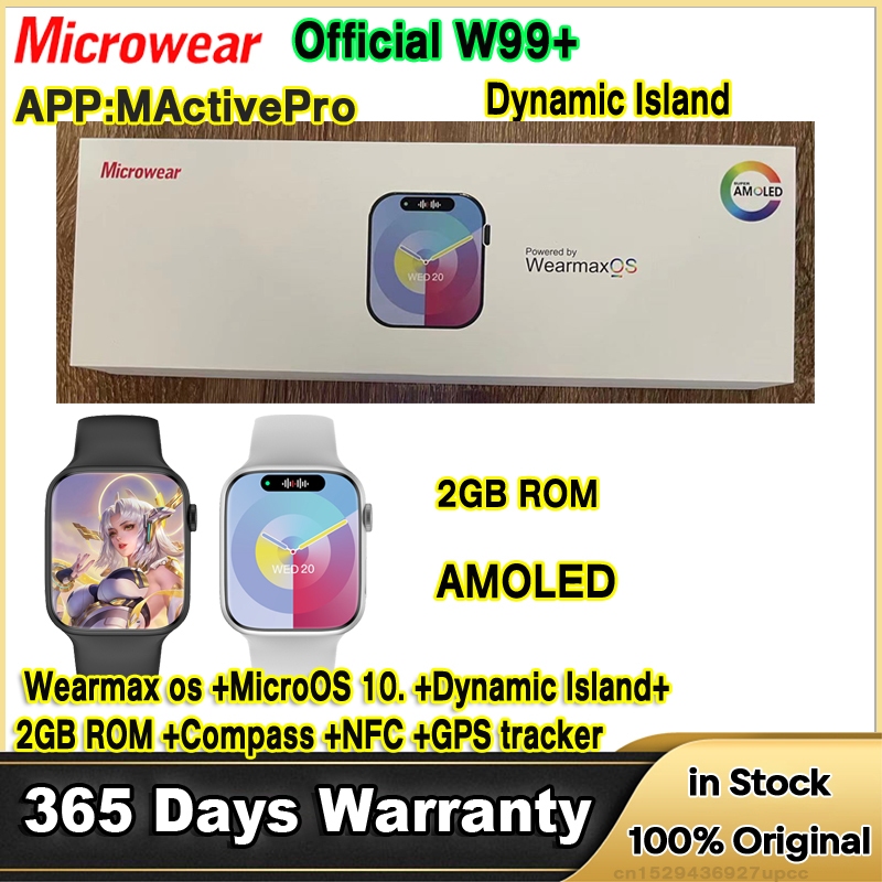 Relógio Smartwatch Original W99 + Smart ChatGPT AMOLED 2GB ROM Wearmax ...