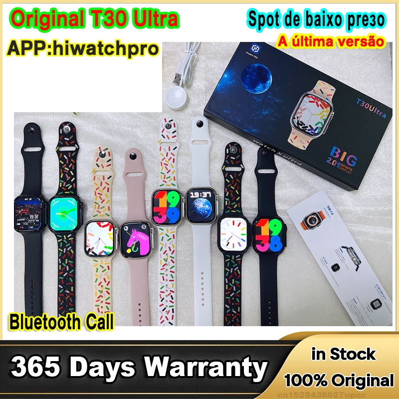 O Mais Novo Relógio Inteligente T30 Series 9 Smartwatch Bluetooth Call ...