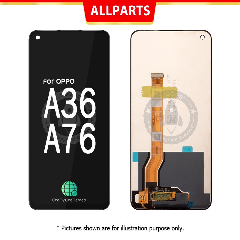 Tela Frontal Display do OPPO A36 / A76 LCD Touch Completo Compatível ...