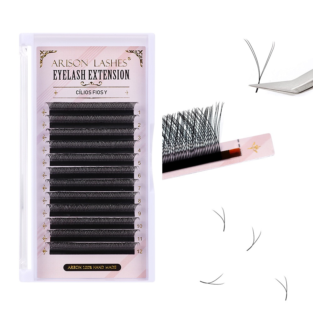 Cílios Arison Lashes YY/W3D/W4D/W5D Volume Brasileiro/Egípcio/Russo ...
