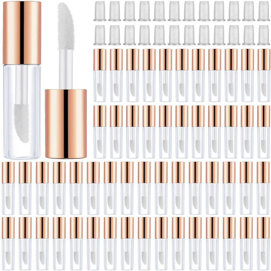 10/30/50/100 Pack 1.2ml Clear Empty Lip Balm Bottles Mini Lip Gloss ...
