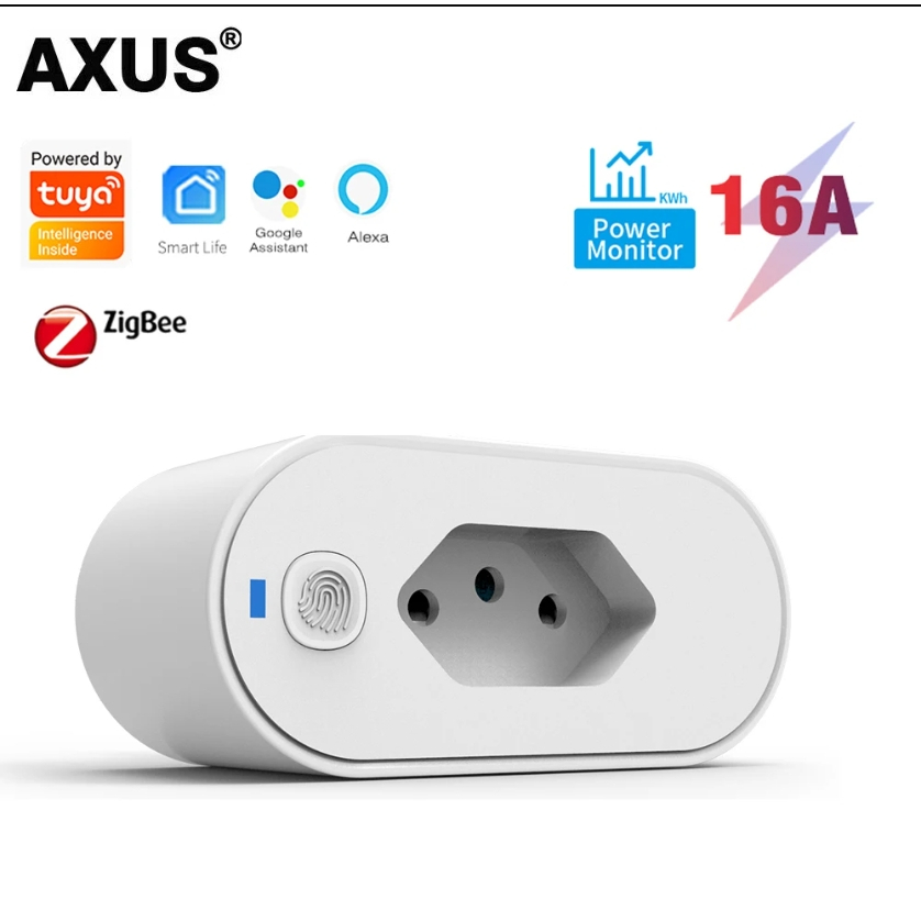 Tuya WiFi Plug Smart Switch , Tomada Brasil Com Monitor De Energia ...