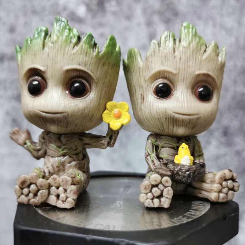 Baby Groot mini Vaso De Flores Baby Groot Plantio Suculento Ninho ...