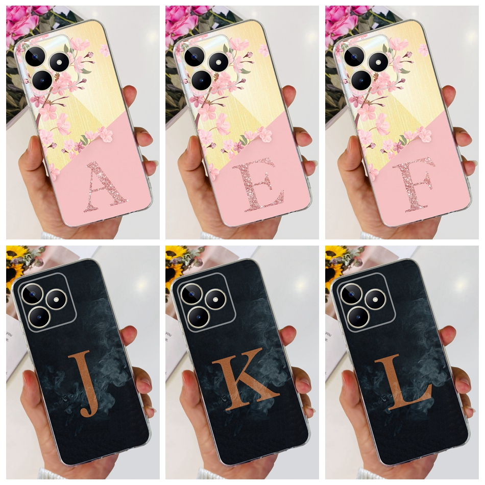 Para Realme C53/Narzo N53 2023 RMX3760 RMX3761 Linda Estojo Inicial De ...