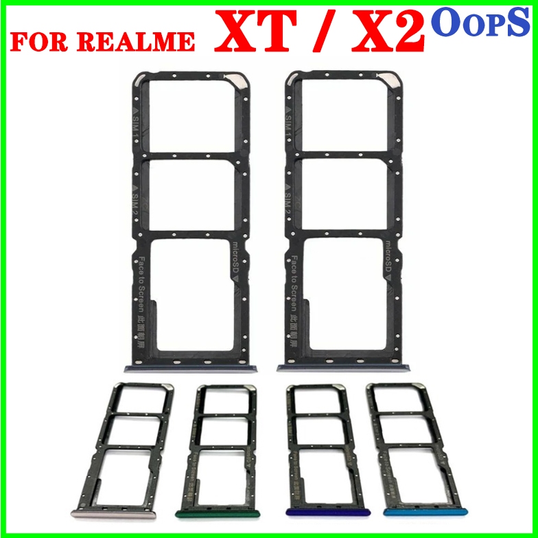 Bandeja SIM Para Realme XT X2 Adaptador Porta-Placas Card Tray | Shopee ...