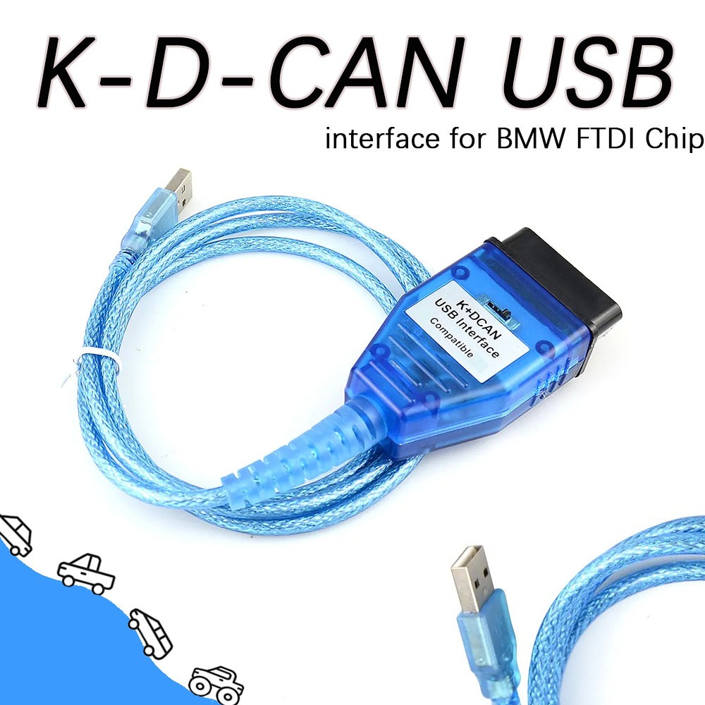 K-D CAN USB Com Interruptor OBD2 interface De Cabo De Diagnóstico ...