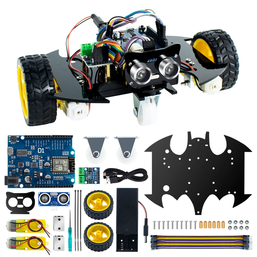 LAFVIN ESP8266 D1 2WD Kit De Chassi De Carro Robô Inteligente Para ...