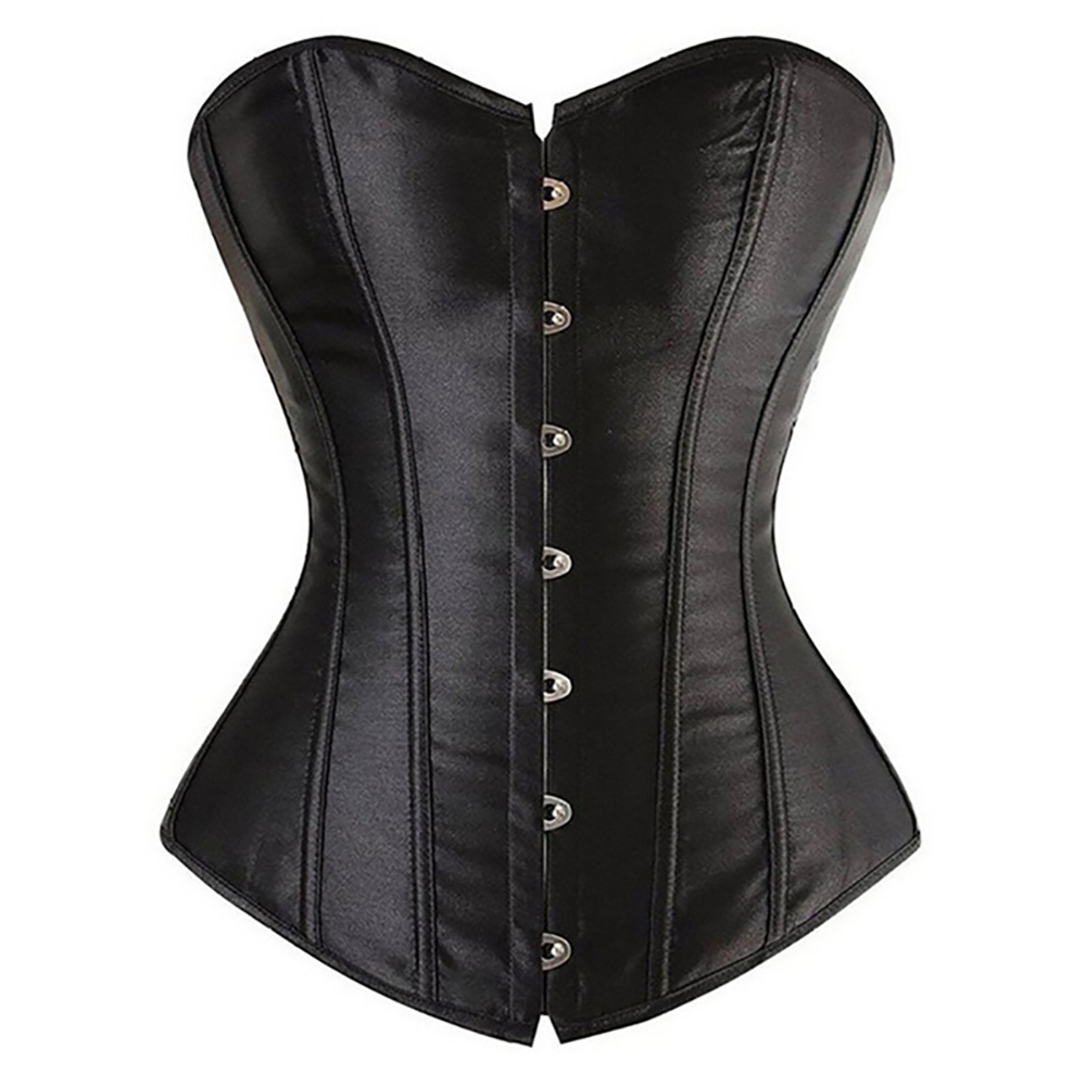 WECHERY Espartilhos E Corpete Satin Bustier Feminino Com Laço De ...