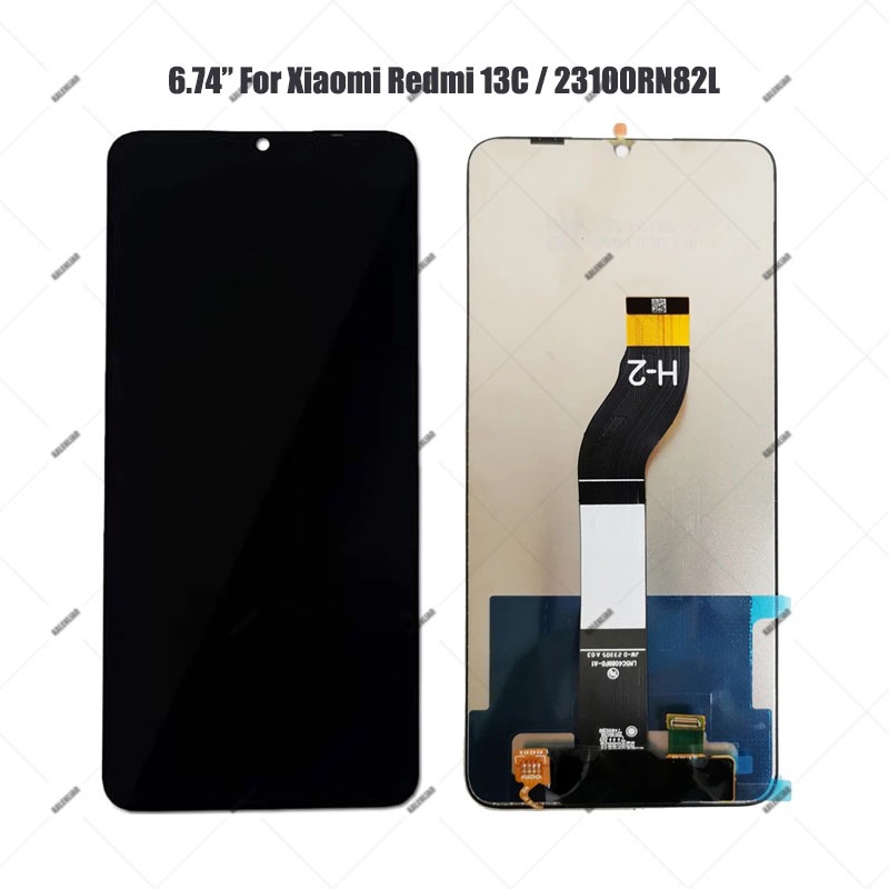 6.74 " Original Xiaomi Redmi 13C 14C Poco C65 C71 Display LCD Tela De Toque Digitador Assembléia ...