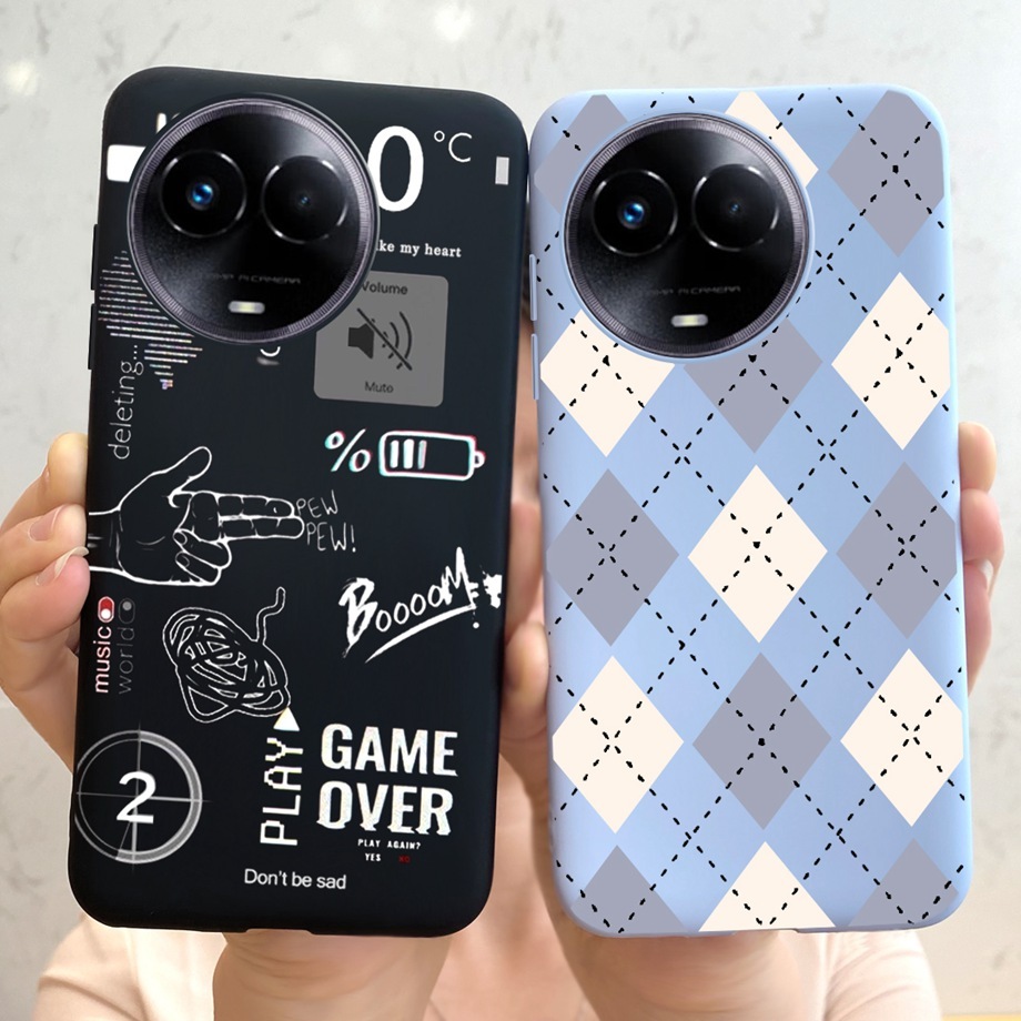 Realme 11 5G/X11 RMX3785 Caixa De Telefone Matte Soft Silm Novo Desenho ...