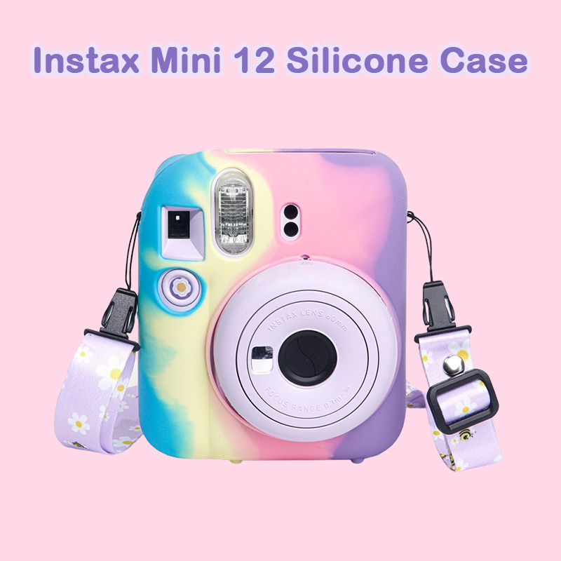 [Film Lab] Capa Silicone Instax Mini 12 Case Para Câmera Instantânea Capa Protetora CAA20 ...
