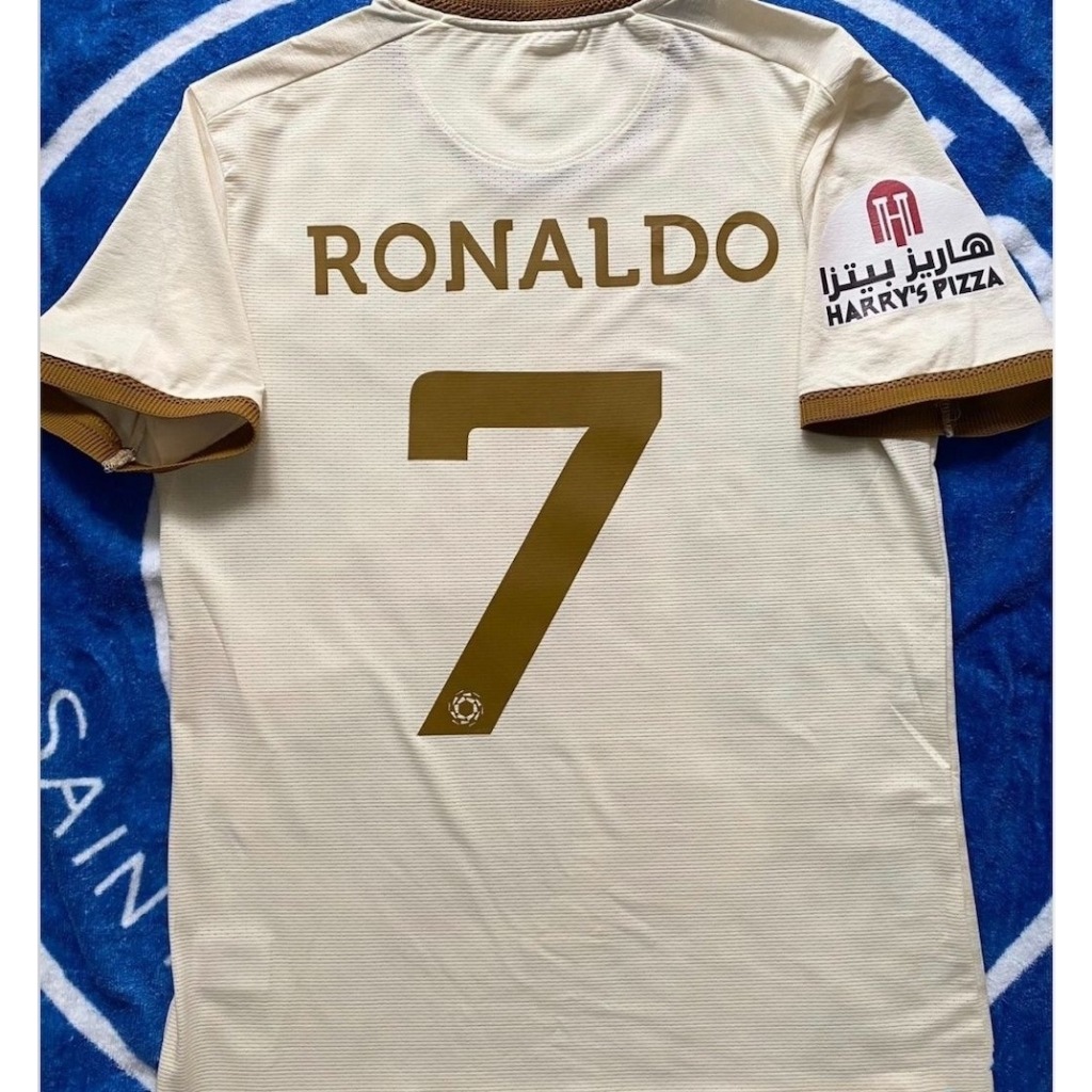 2022 23 Camisa Al Nassr Cristiano Ronaldo Visitante Cr7 Jersey Camiseta