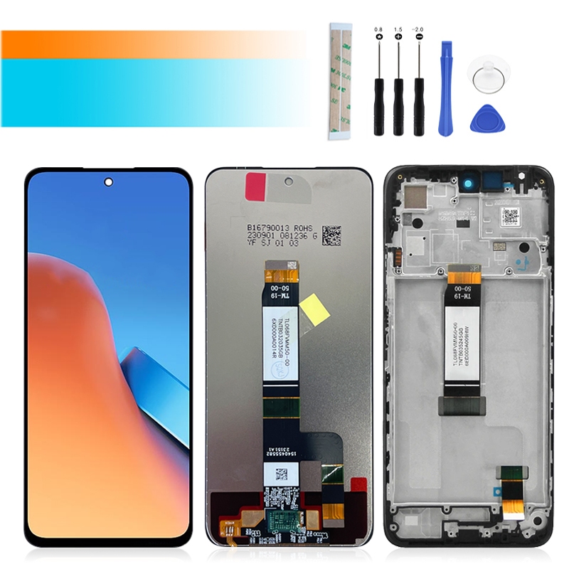 Para Xiaomi Redmi 12 LCD 23053RN02A Digitalizador De Tela Sensível Ao ...