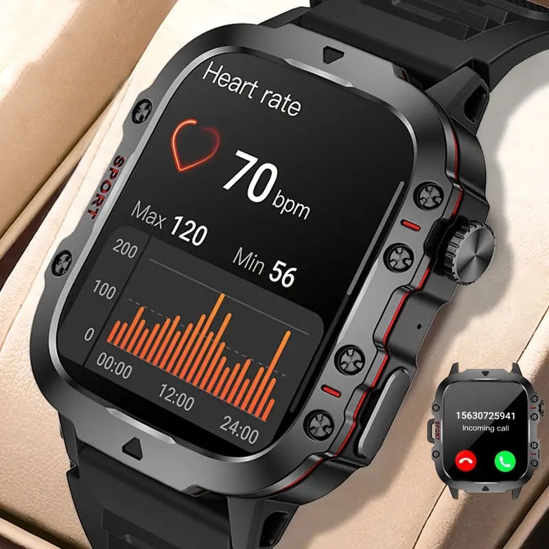 Relógio Smartwatch Masculino Esportivo Com Pulseira Inteligente Para ...