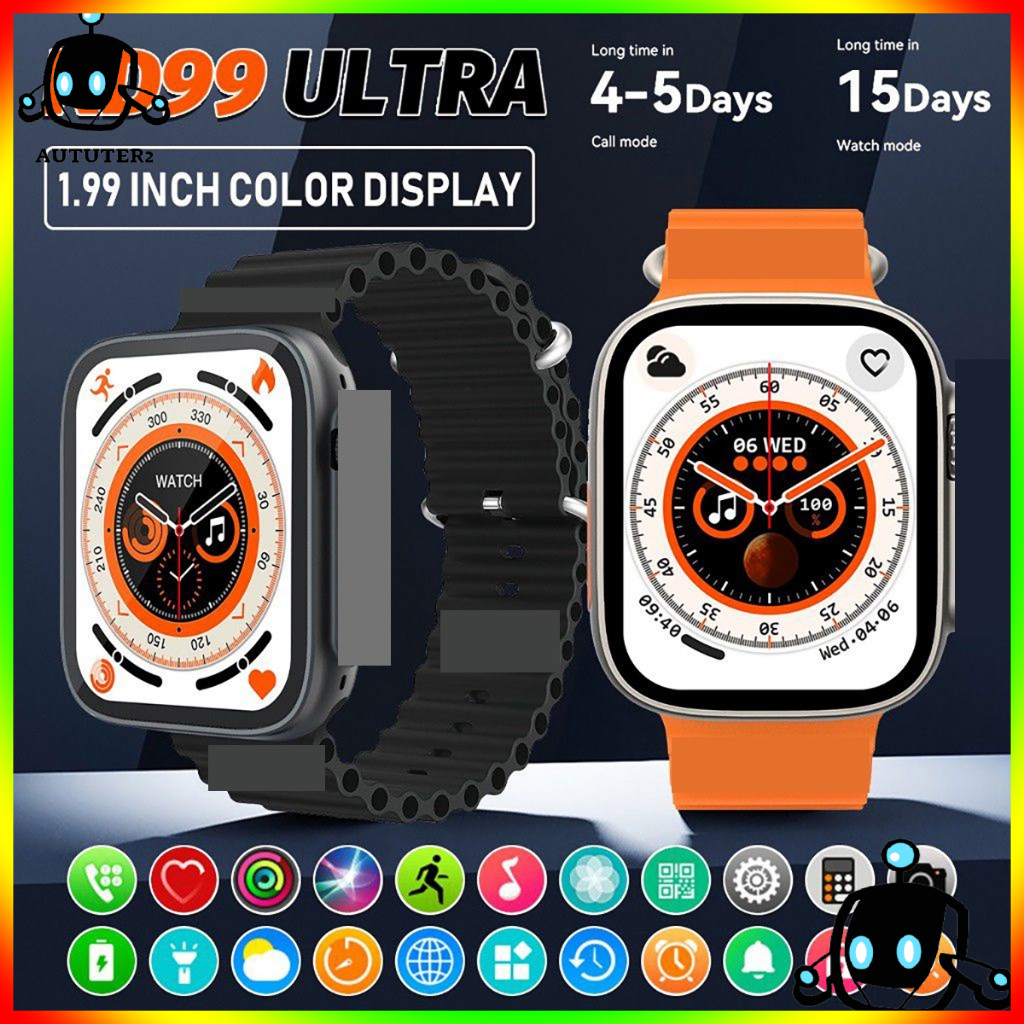 Smartwatch Kd99 ultra Smart Watch Series NFC Calculadora Cardíaca ...