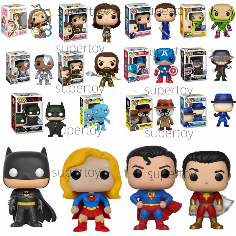 Funko POP DC Justice League - Batman Aquaman Wonder Woman Superman ...