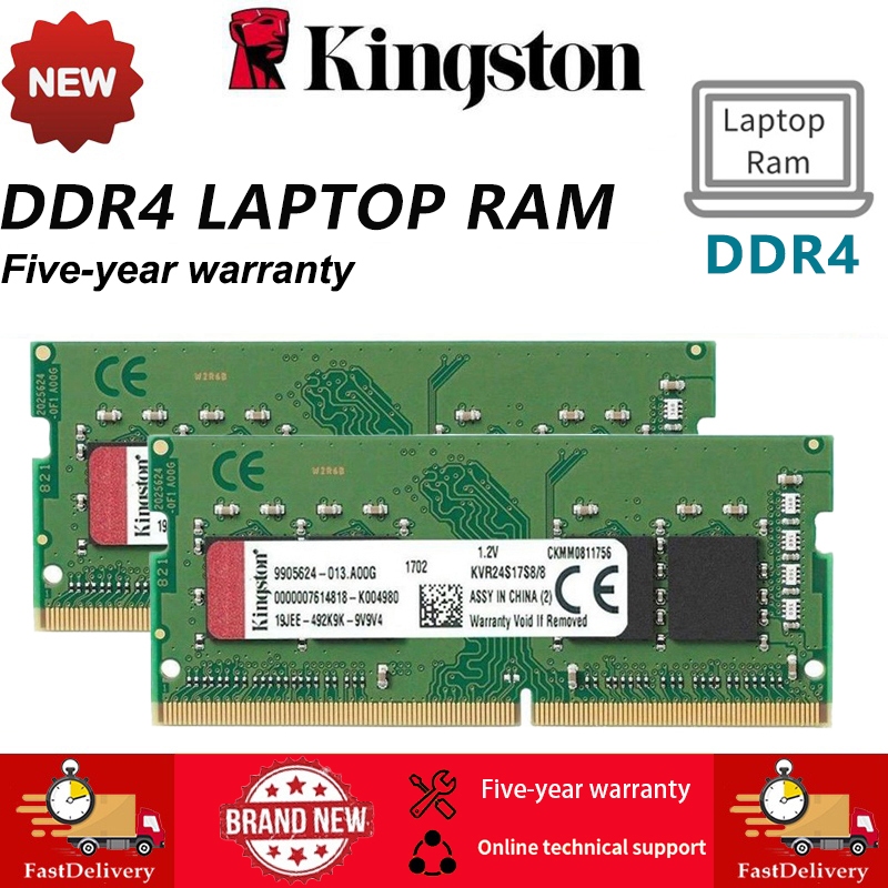 Kingston DDR4 RAM 4GB 8GB 16GB 2400Mhz 2133Mhz 2666mhz 3200Mhz Laptop RAM Notebook Memória Para ...