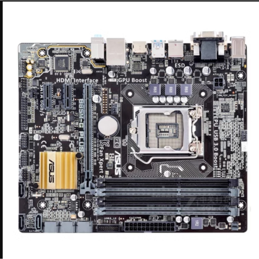 Placa mãe Asus B85M-E R2.0M-ATX LGA 1150 Dual Channel DDR3 4a Geração ...