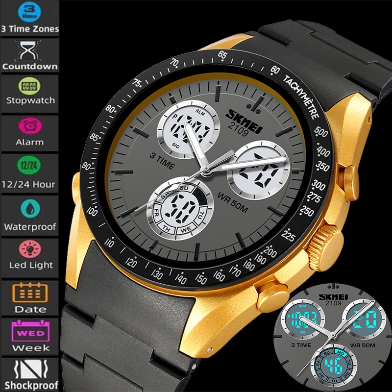Relógio De Pulso Digital Masculino Skmei Business Sport's Watch for Man ...