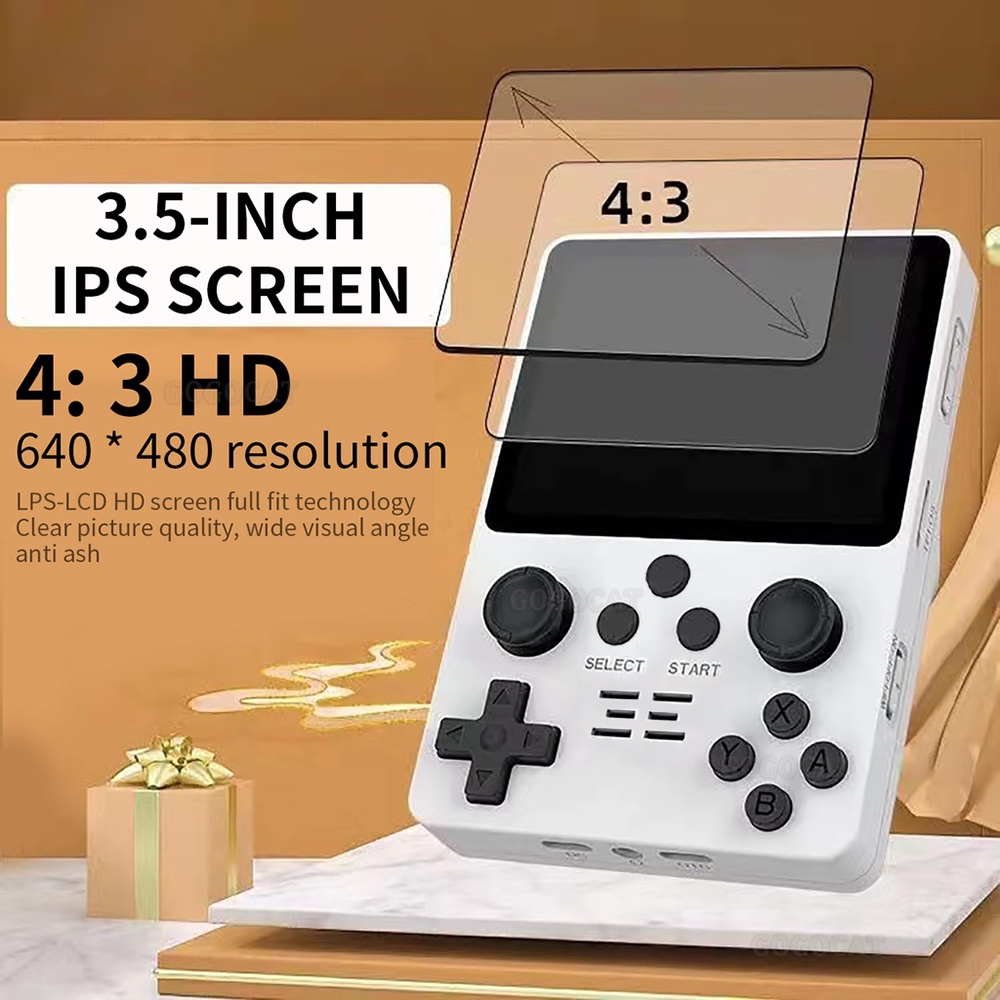 R35S Console Vídeo Game Portátil Retro Linux IPS 3,5 Pocket 15000 Jogo ...