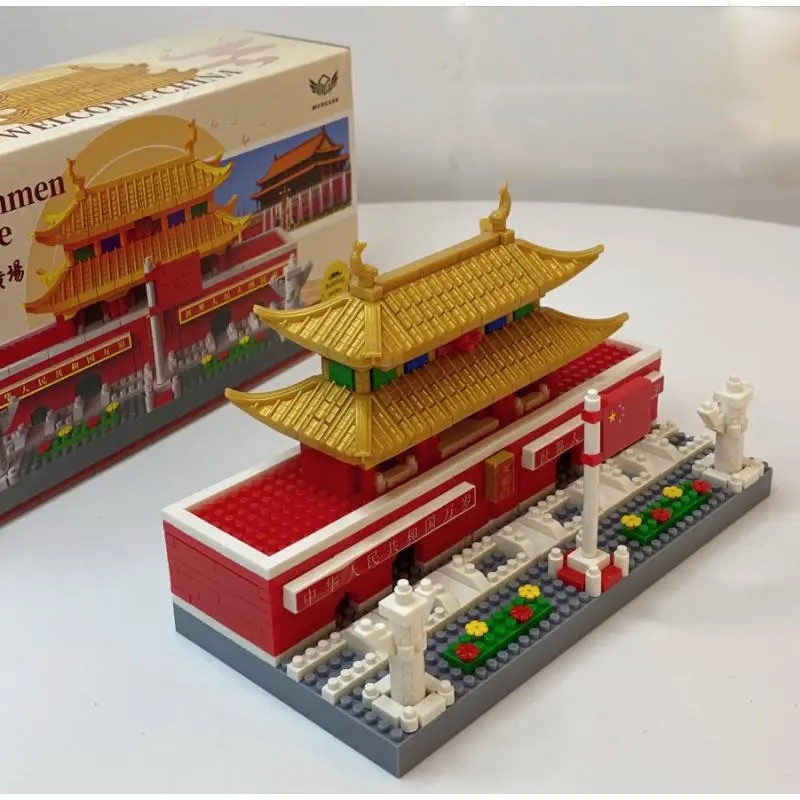China Tiananmen Building Blocks Mini Tiananmen Modelo Tiananmen ...