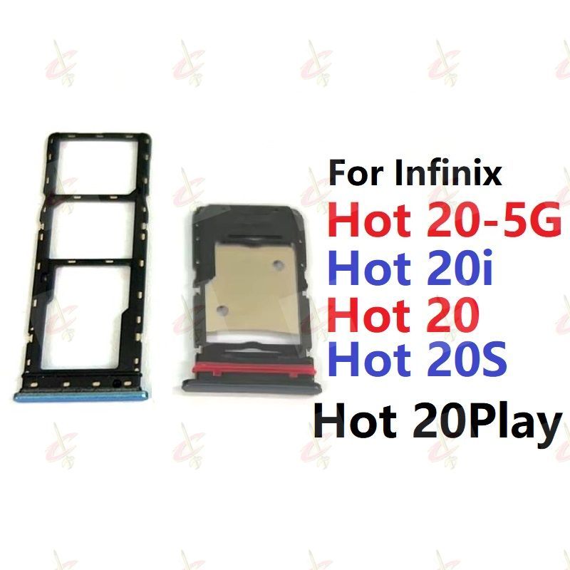 Bandeja Gaveta Chip Sim Card Slot Infinix Hot 20 5G Play 20S 20i X666 ...