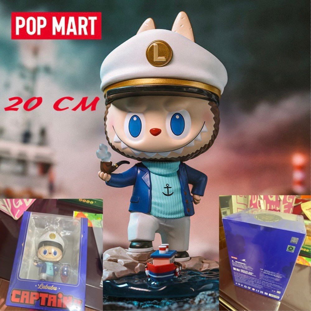Captain CAPTAIN POPMART LABU genuíno Figura 20CM | Shopee Brasil