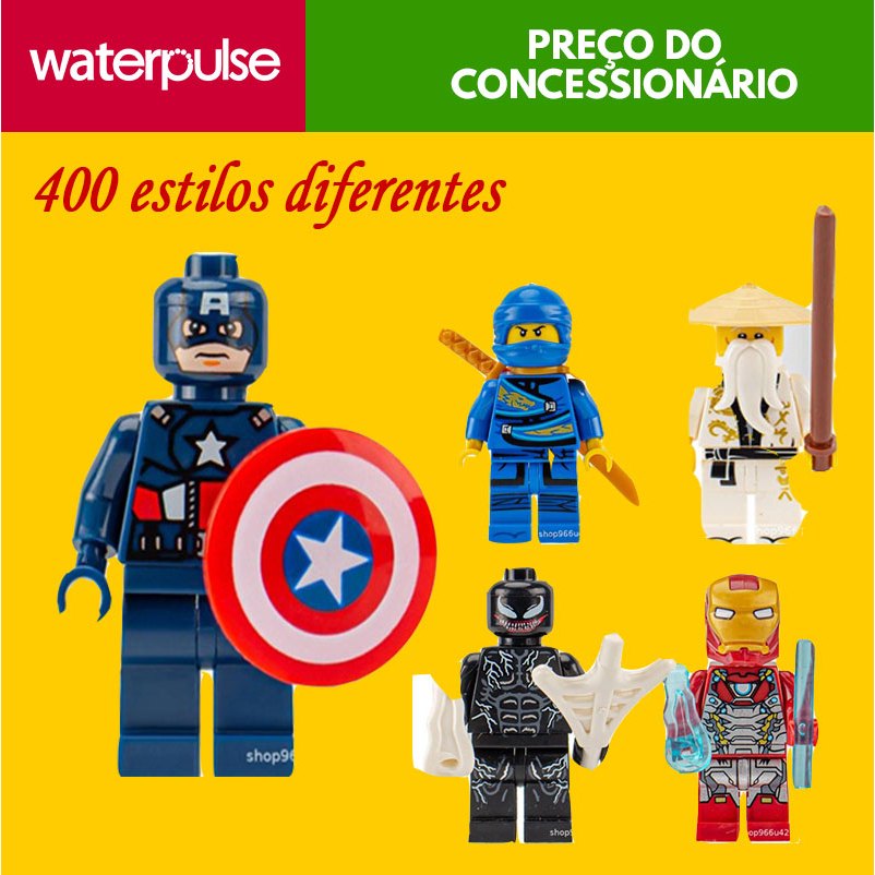 Lego Ninja Guerreiro Espacial Super-Herói Minifigura Bloco de ...