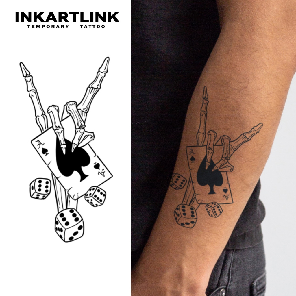 Adesivos Temporários De Tatuagem Palhaço Victory Mágica à Prova DÁgua