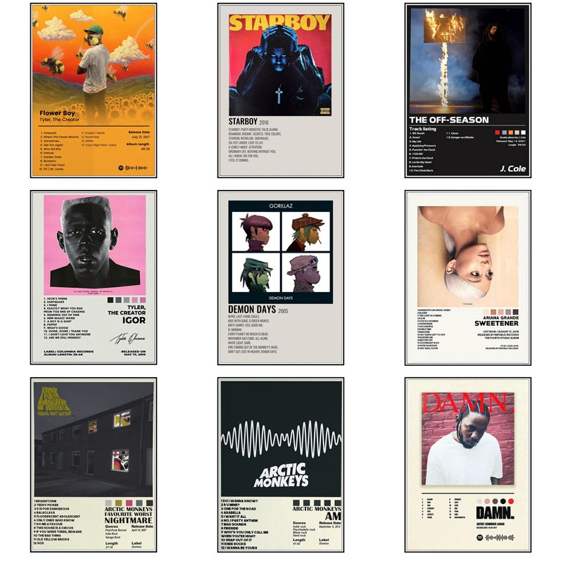 Pôster Pop Nórdico A3 Rapper | Shopee Brasil