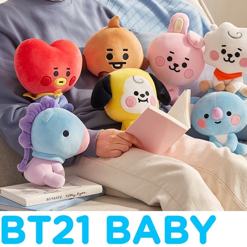 Kawaii Bt21 Biscoitos De Pelúcia De Kids Bts | Shopee Brasil