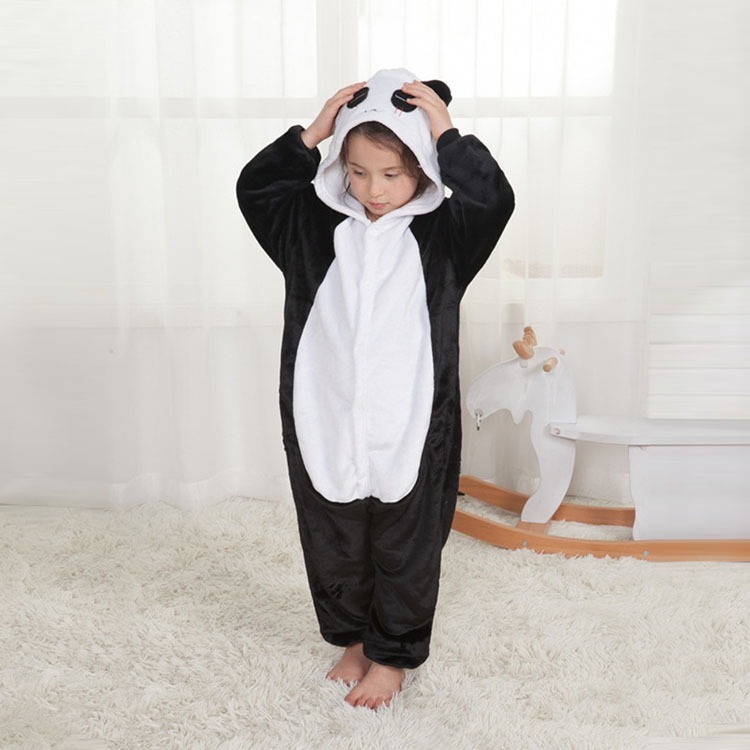 Kigurumi panda One Piece Pijamas Unisexo Pijama Para Crianças De ...