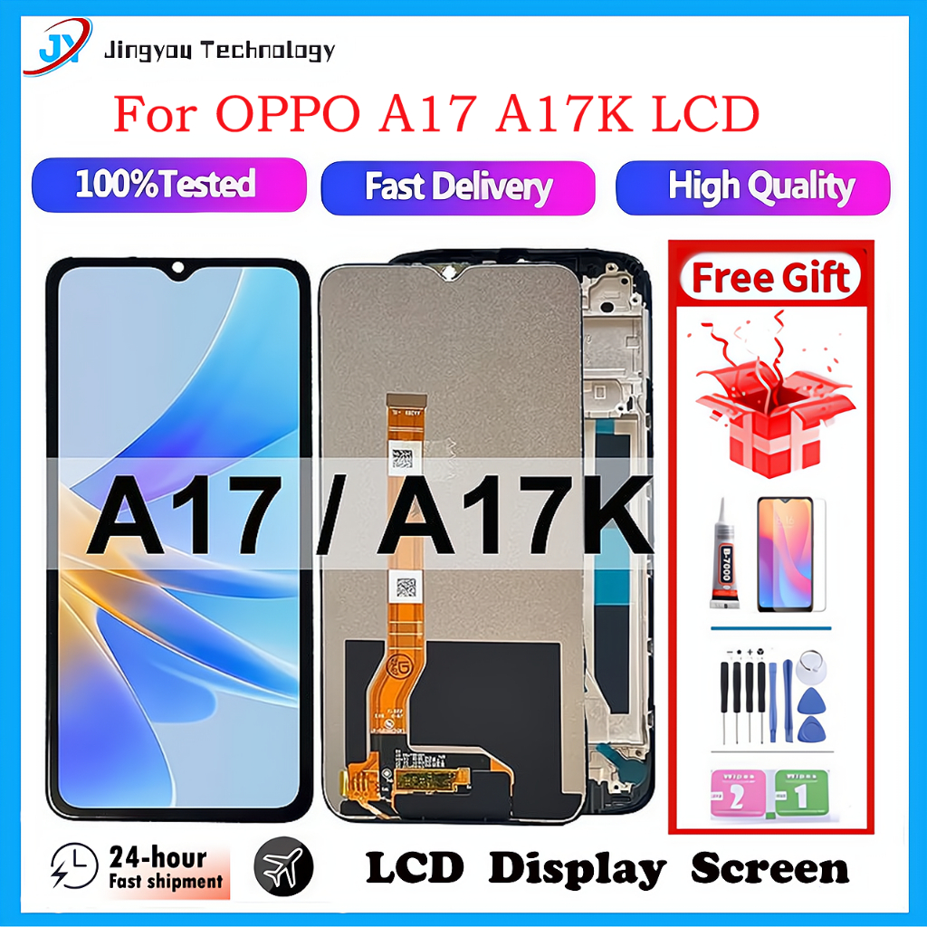 LCD Para OPPO A17 A17K CPH2477 CPH2471 Display Tela De Toque Digitador ...