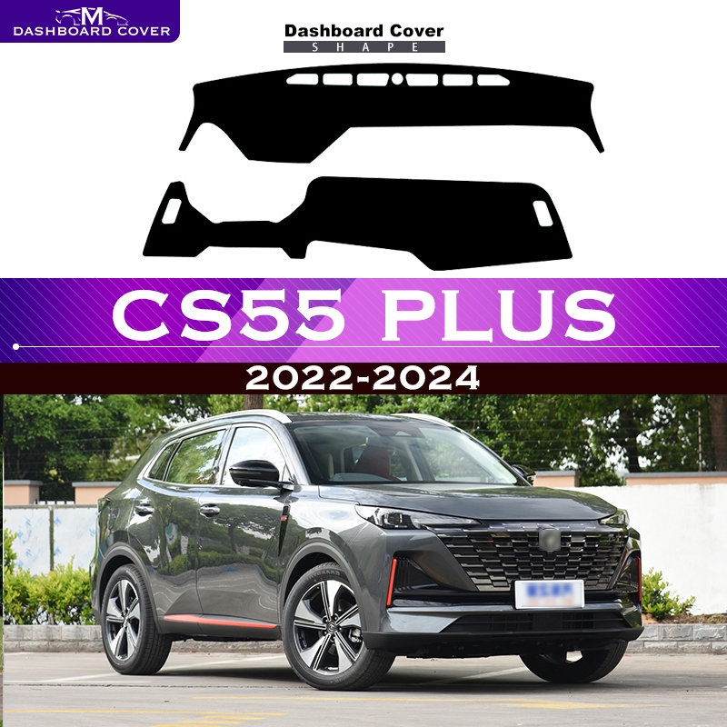 Para Changan CS55 PLUS 2022-2024 Anti-Deslizamento Capa Do Painel Carro Evitar Almofada De Luz ...