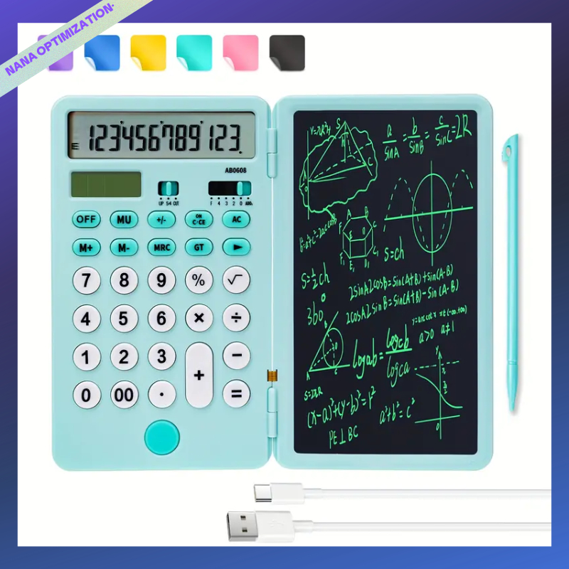 Calculadora Student View Com Bloco De Notas , De Mesa De 12 Dígitos ...