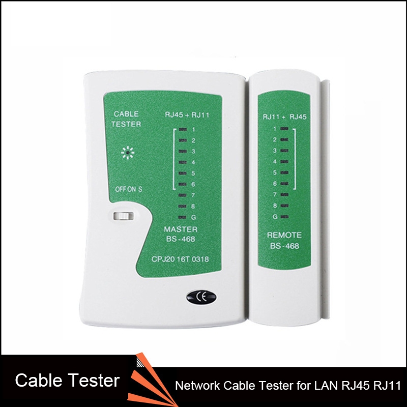 Teste De Cabo De Rede De Alta Qualidade Lan Testador Rj45 Rj-11 Cat5 ...