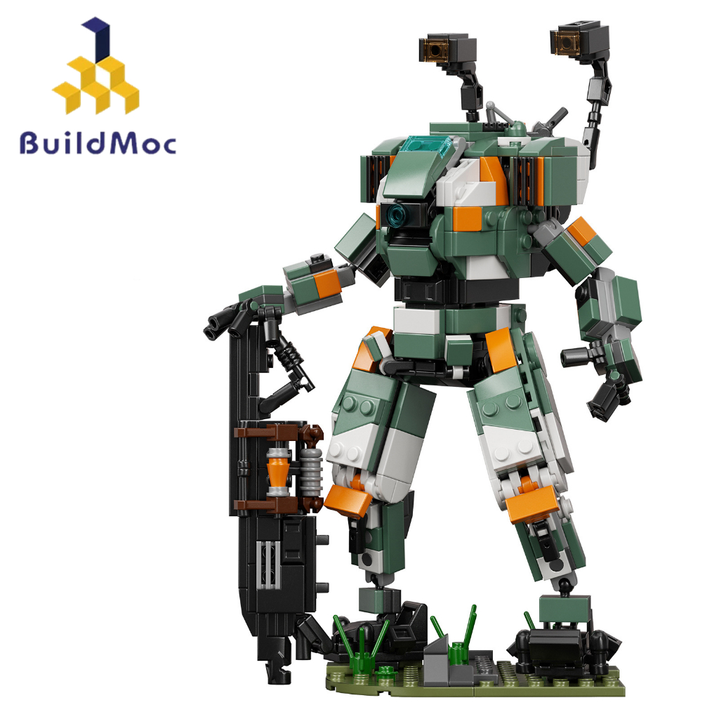 Buildmoc Titan mecha Modelo De Robô Building Blocks Brinquedos ...