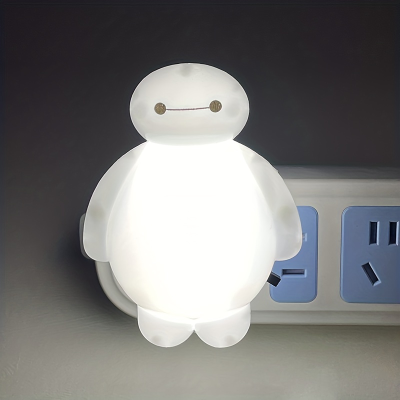 Luz De Parede Baymax Cartoon Style Night Light Quarto De Estudo ...