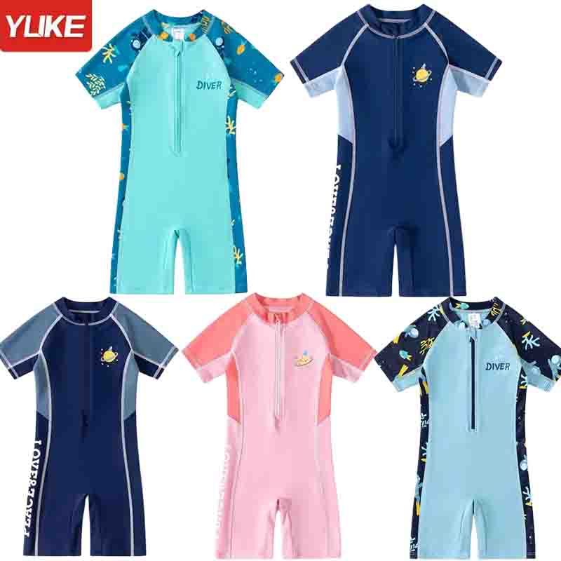 2024 Novo Design * Fato De Banho Para Crianças De Uma Peça Meninos Com ...