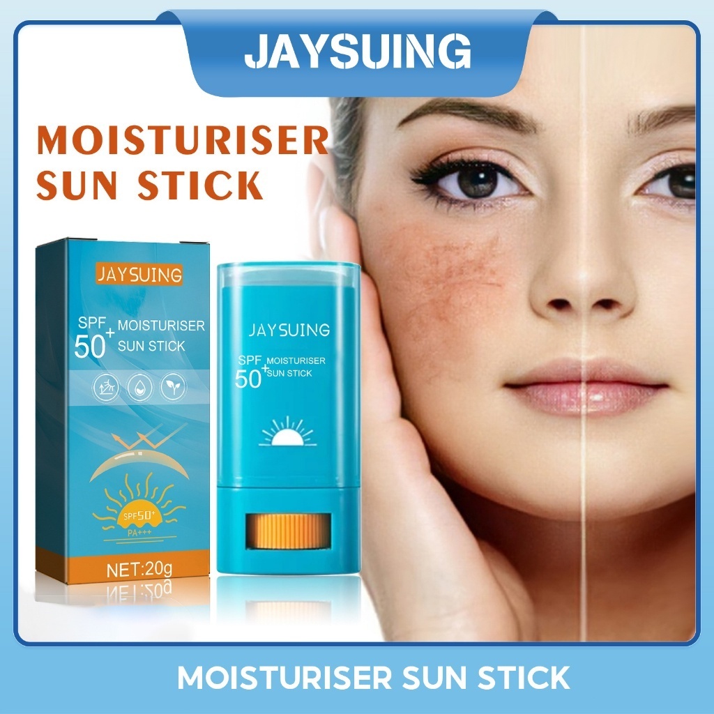 Protetor Solar Jaysuing Hidratante Sun Stick 20g SPF50 UV Isolamento Anti-Sol Pele Creme ...