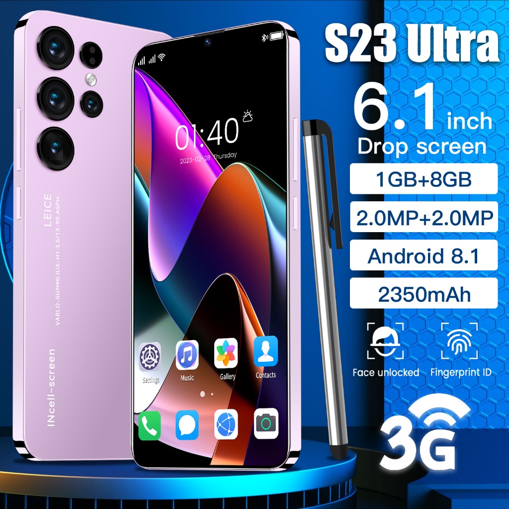 Novo smartphone Samsung S23 Super original 6.8 " Tela Cheia 4G 5G Telefone 16TB + 1TB 6800mAh ...