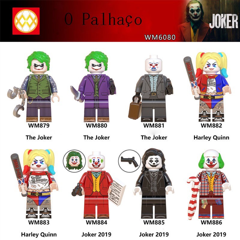 Blocos de construção da Série Palhaço Minifigure Toys Lego LuffyDe ...