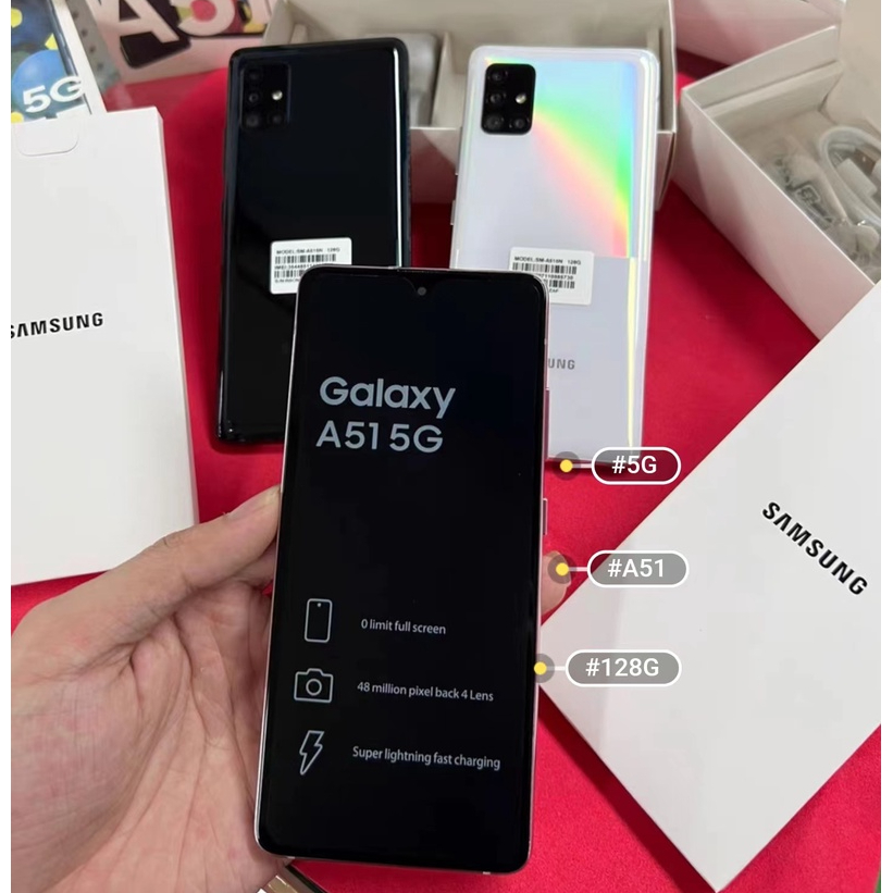 Samsung Galaxy A51 5G/4G Sim Simples/Duplo 6,5 " 6GB RAM 128GB Octa Core 4 Câmera NFC Exynos ...