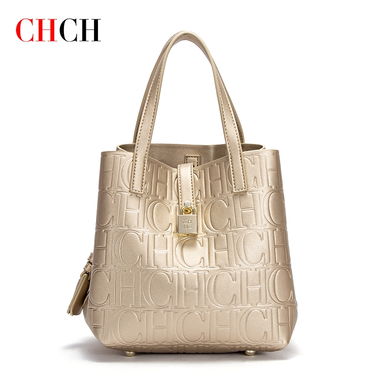 CHCH Saco Tote Feminino De Grande Capacidade Compras Com Gofragem De ...
