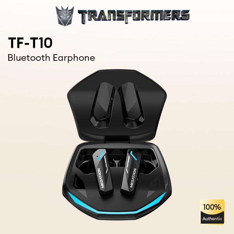 Transformadores TF-T10 Fone De Ouvido Bluetooth HD Chamada HIFI Surround Smart touch De Baixa ...