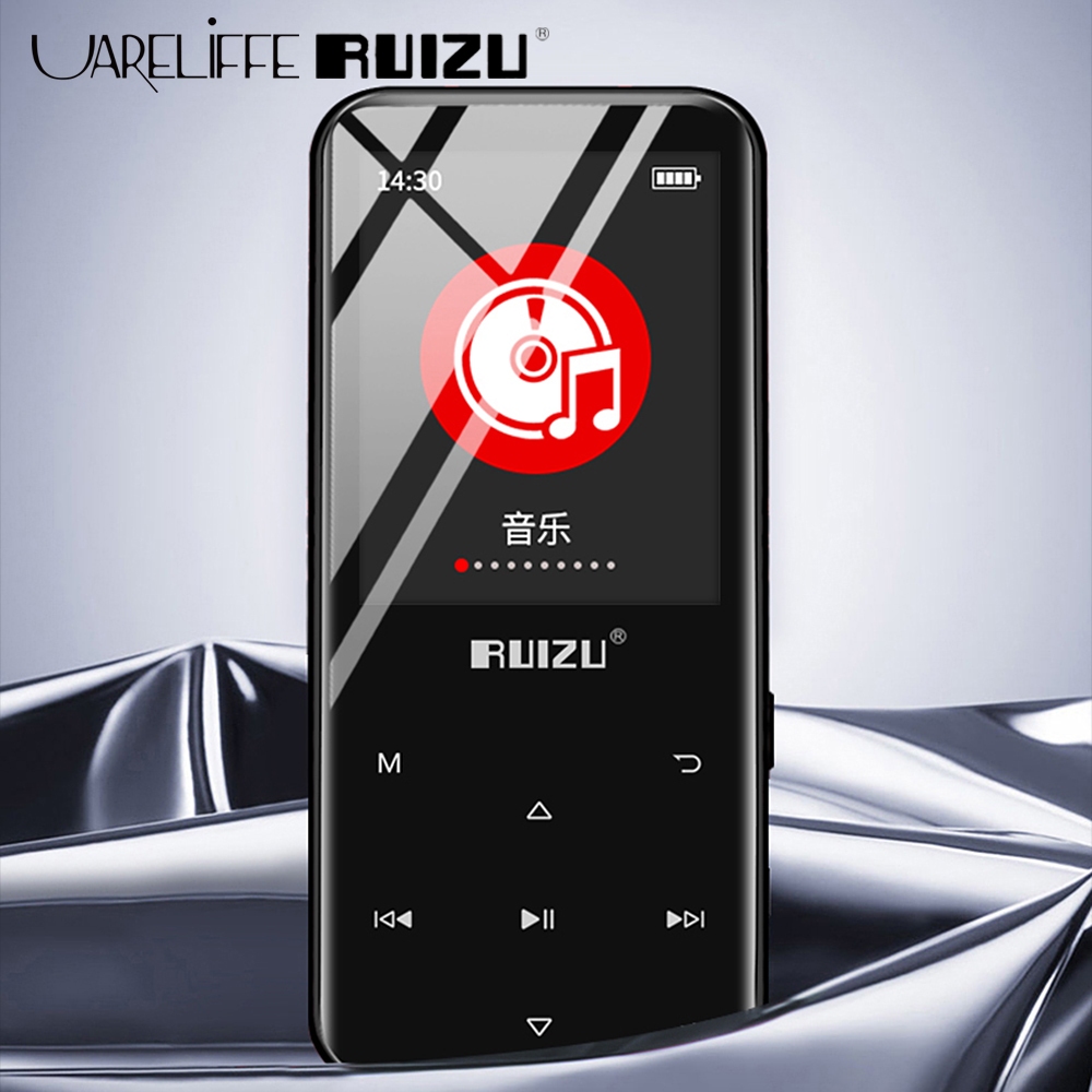 Uareliffe RUIZU D19 MP3 Player Com Suporte Bluetooth Cartão SD MP3 ...