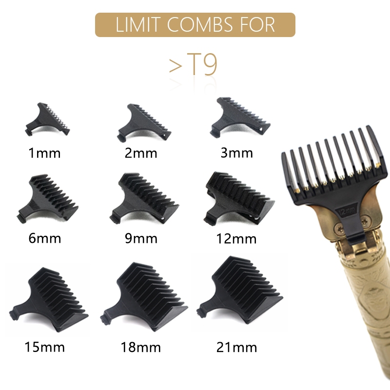 Para T9 1/2/3/6/9/12/15/18/21 mm Penteador De Cabelo Profissional ...