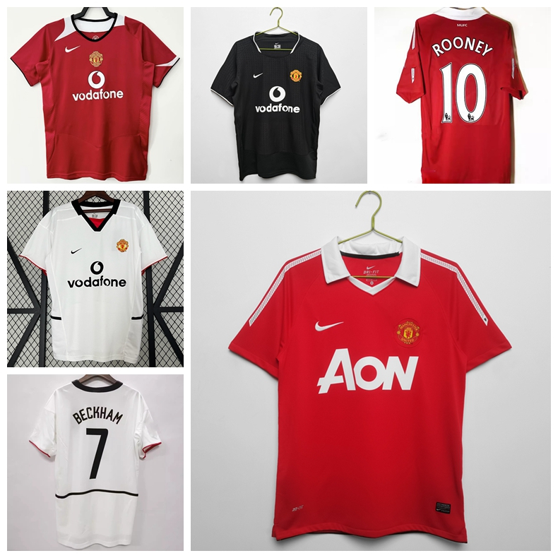 2002-03 03-04 05-06 10-11 Temporada Manchester United Retro Home Away ...