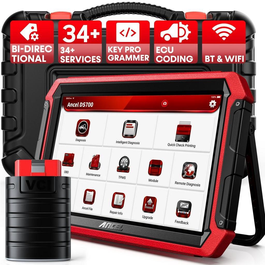 ANCEL DS700 Scanner Obd2 De Nível Superior De Carro Diagnóstico Odb2 ...